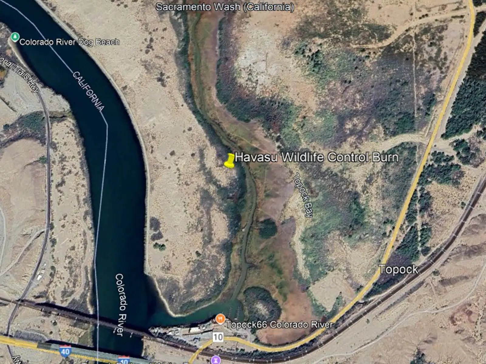 Controlled Burns Set at Bill Williams Bridge & North of Topock Marina ...