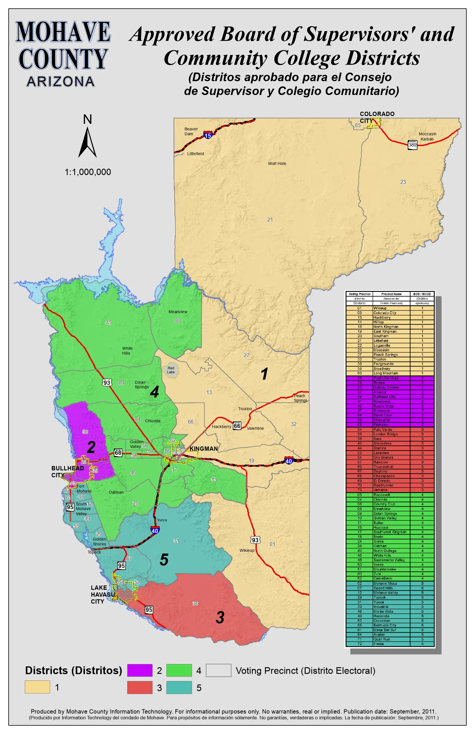BOS District Map | Mohave County